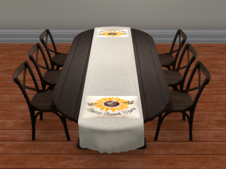 Second Life Marketplace - Home Sweet Home Bees & Sunflower Runner