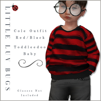 Second Life Marketplace - LLB - Cole Outfit TDB Red/B TDB
