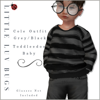 Second Life Marketplace - LLB - Cole Outfit TDB Grey/B TDB