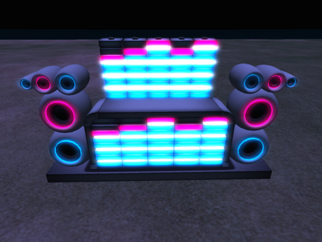 Second Life Marketplace - equalize DJ Pult / booth