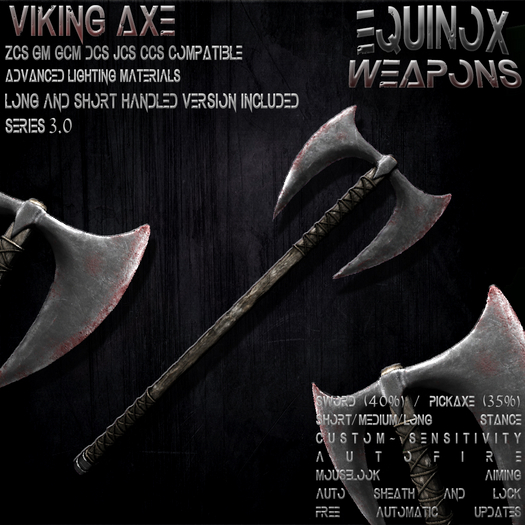 Second Life Marketplace - EQ#Viking Axe