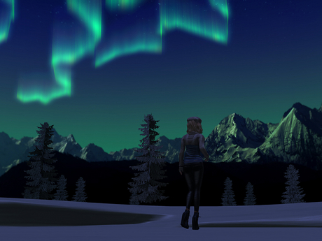 Second Life Marketplace - GWE - Northern Sky Aurora Borealis Skybox