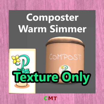 Second Life Marketplace - Potted ~ Happy Little Composter - Warm Simmer ...