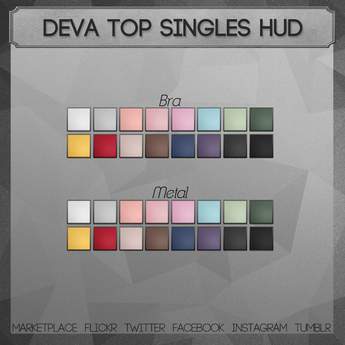 Second Life Marketplace - Caboodle - Deva Top - Black