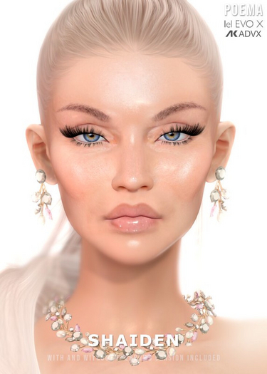 Second Life Marketplace - poema - SHAIDEN skin T.1 (wear to unpack)