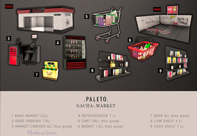 Second Life Marketplace - .PALETO. GACHA MARKET:. 7 BEER