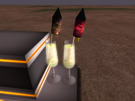 Second Life Marketplace - DJ booth rockets / DJ Pult Raketen