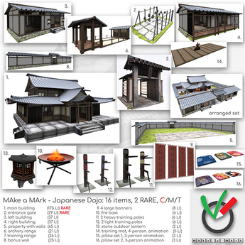 Second Life Marketplace - 10. Japanese Dojo - fire bowl