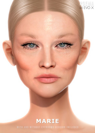 Second Life Marketplace Poema Marie Skin Fatpack Wear To Unpack