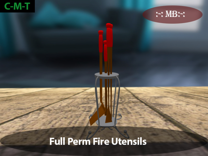 Second Life Marketplace - :-:MB:-:Full Perm Fire Utensils