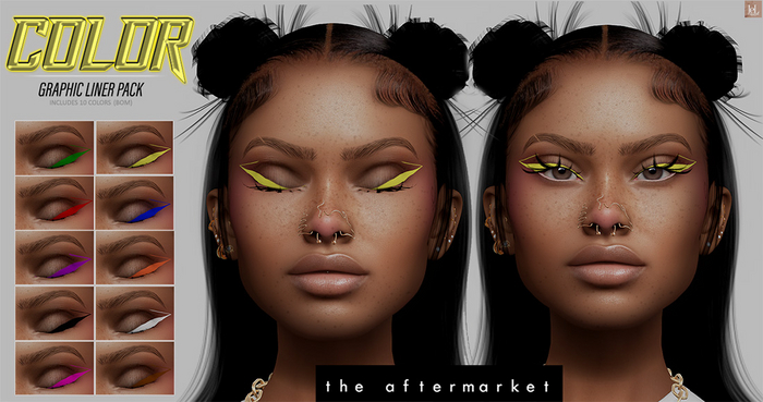 Second Life Marketplace - TAM. Color Graphic Liners EVOX