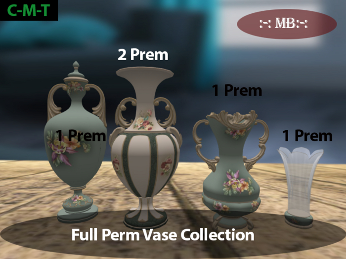 Second Life Marketplace - :-:MB:-:Full Perm Vase collection