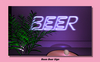 Second Life Marketplace - Neon Sign- Neon Beer Sign Art Wall Art