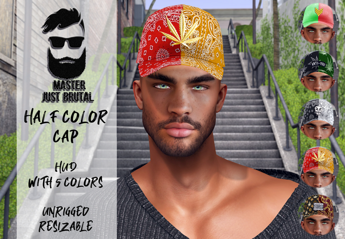 Second Life Marketplace - MJB DEMO half color Cap