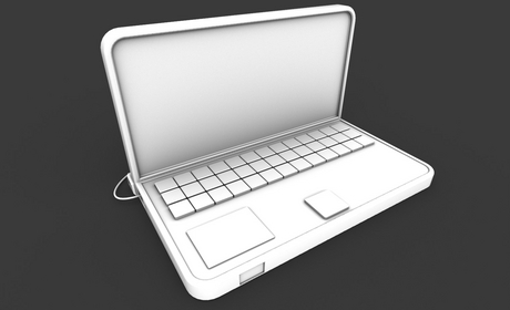 Second Life Marketplace - .::QUTWORLD Sci-Fi Futuristic Laptop::.FP