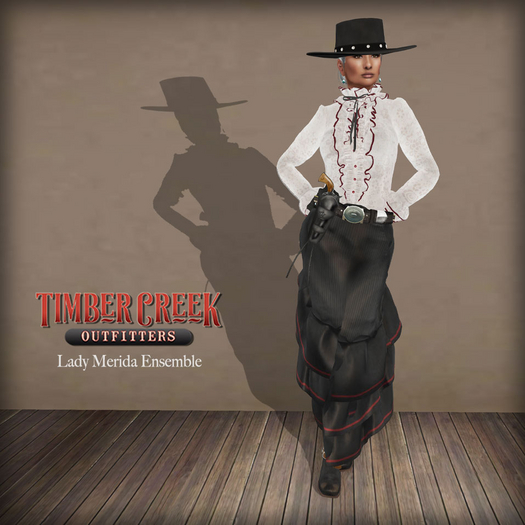 Second Life Marketplace - [Timber Creek] Lady Merida Ensemble-Red