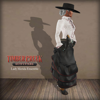 Second Life Marketplace - [Timber Creek] Lady Merida Ensemble-Red