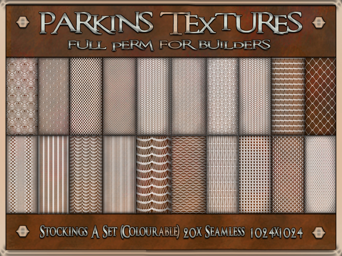 Second Life Marketplace - Parkins Textures - Stockings A Set - 20x Full ...
