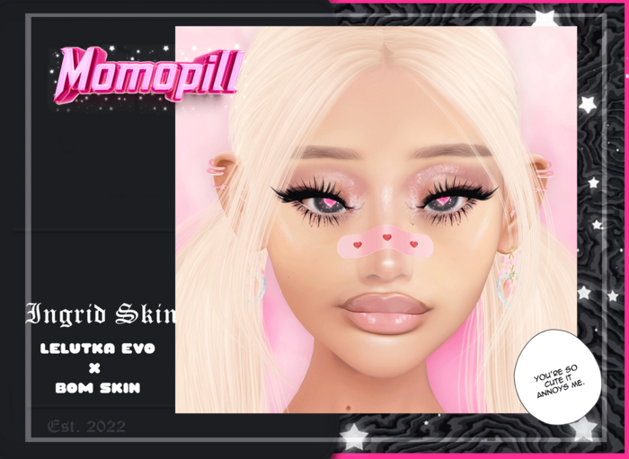 Second Life Marketplace - //Momo: Ingrid Skin Evo Icy