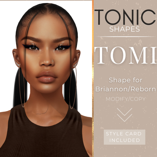 Second Life Marketplace - TONIC - Tomi Shape - For Lelutka Briannon x ...