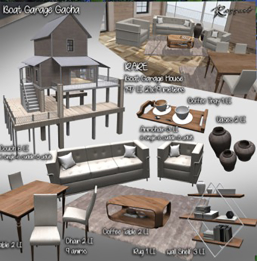 Second Life Marketplace - Rassuel - BG Gacha - Coffee Table