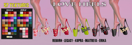 Second Life Marketplace - $99L or Less - LOVE HEELS