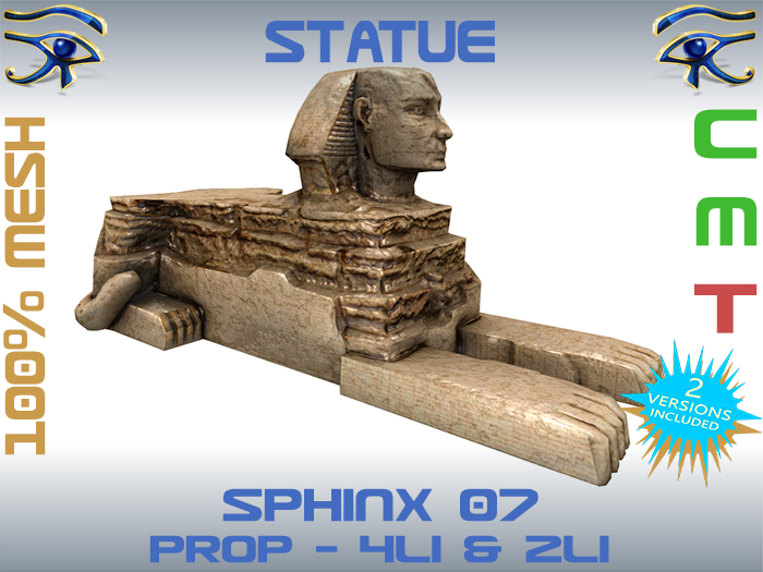 Second Life Marketplace - STATUE - SPHINX 07