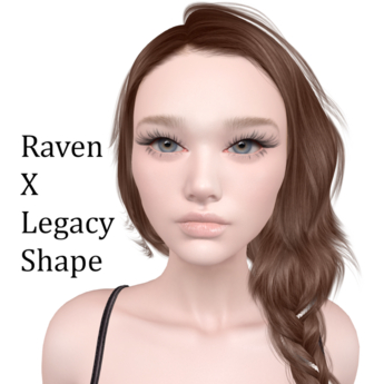 Second Life Marketplace - Danielle's Shape #1 (Lelutka Raven - Legacy ...