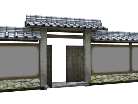 Second Life Marketplace - 8. Japanese Dojo - bonus wall