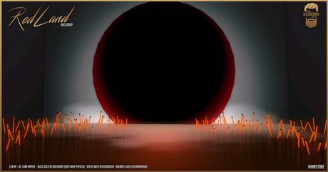 Second Life Marketplace - Red Land Backdrop - The Bearded Guy