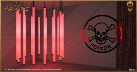 Second Life Marketplace - Red Poison Backdrop - The Bearded Guy
