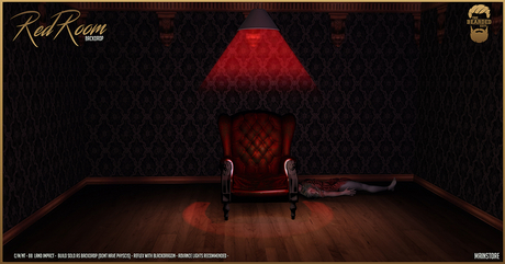 Second Life Marketplace - Red Room Backdrop - The Bearded Guy