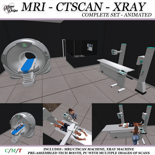 Second Life Marketplace - [MD] MRI - CTSCAN - XRAY Set - Boxed