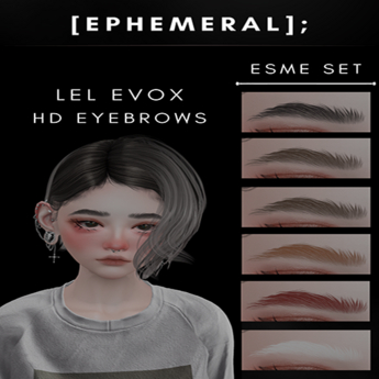 Second Life Marketplace - [EPHEMERAL] - ESME - HD EYEBROWS EVOX