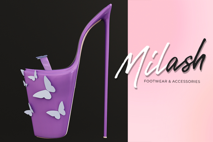 Second Life Marketplace - Milash : Roberts Heels / Purple
