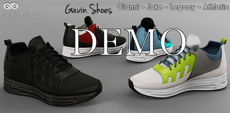 Second Life Marketplace - Demo Gavin Shoes - Fatpack Colors - Signature ...