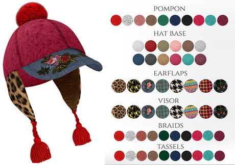 Second Life Marketplace - LaGyo_Atticus Hat Fatpack