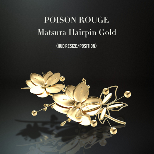 Second Life Marketplace - POISON ROUGE Matsura Gold BOXED