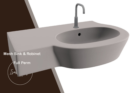 Second Life Marketplace - Mesh Sink & Robinet Full Perm 2 impact ...