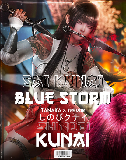 Second Life Marketplace - [TANAKA x TREVOR] - SHINOBI KUNAI - SAI ...