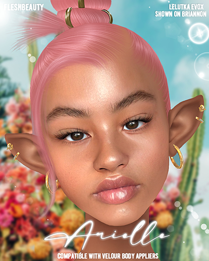 Second Life Marketplace - fleshbeauty - arielle skin "illa" lelutka EVO BOM
