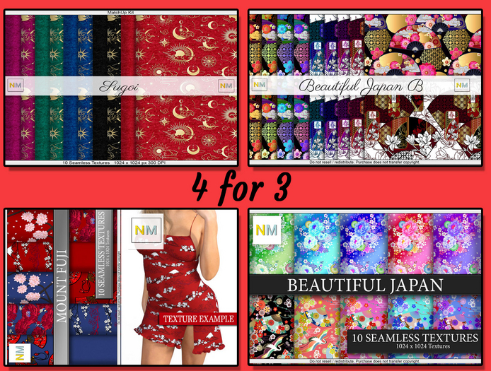 Second Life Marketplace - Asia Japan Seamless Textures