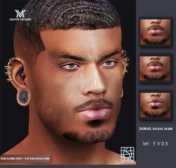 Second Life Marketplace - Monte Vecchio - Jamal Facial Hair