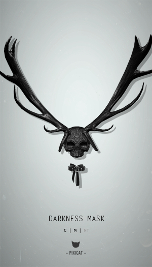 Second Life Marketplace - -Pixicat- Darkness Mask