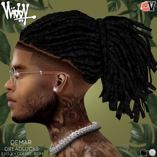 Second Life Marketplace - Vladdy // "DeMar" Dreadlocks (Fatpack) (EVO X ...