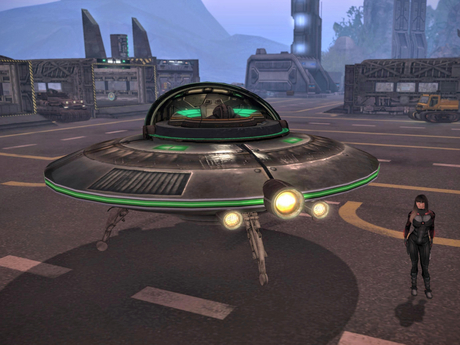 Second Life Marketplace - Flying Saucer UFO - Tech Vehicle
