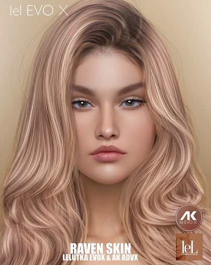 Second Life Marketplace - TRADITIONAL - RAVEN VELOUR SKIN ROSE KISS ...