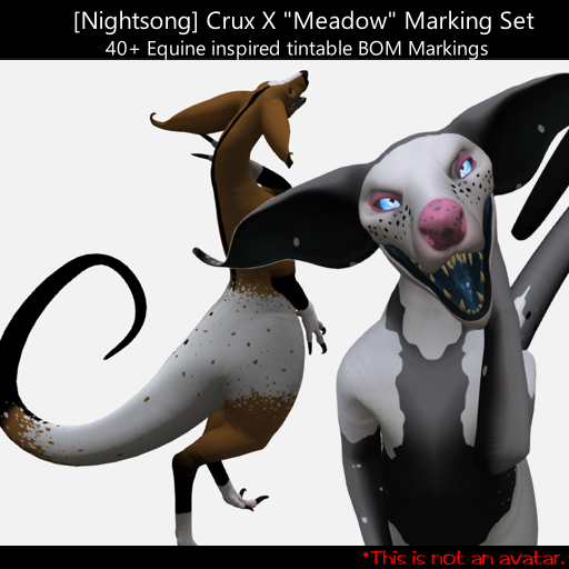 Second Life Marketplace - [NS] Crux.X "Meadow" BOM Marking Set