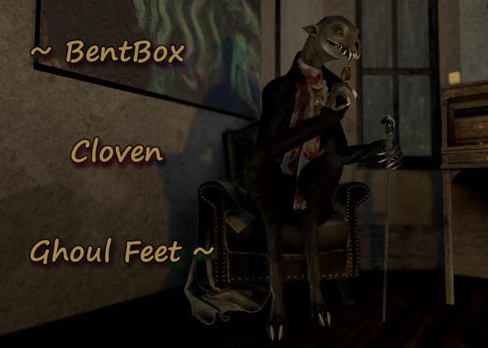 Second Life Marketplace - [NSH] Bent Box - Ghoul Cloven Feet