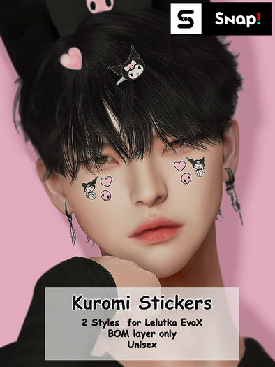 Second Life Marketplace - Snap! Kuromi Stickers